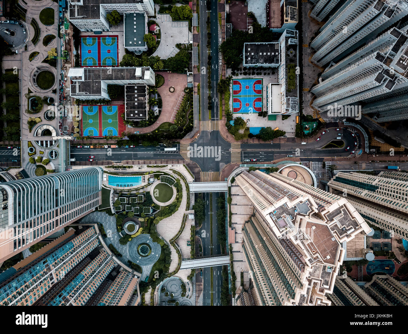 Aerial view of Hong Kong, China Stock Photo - Alamy