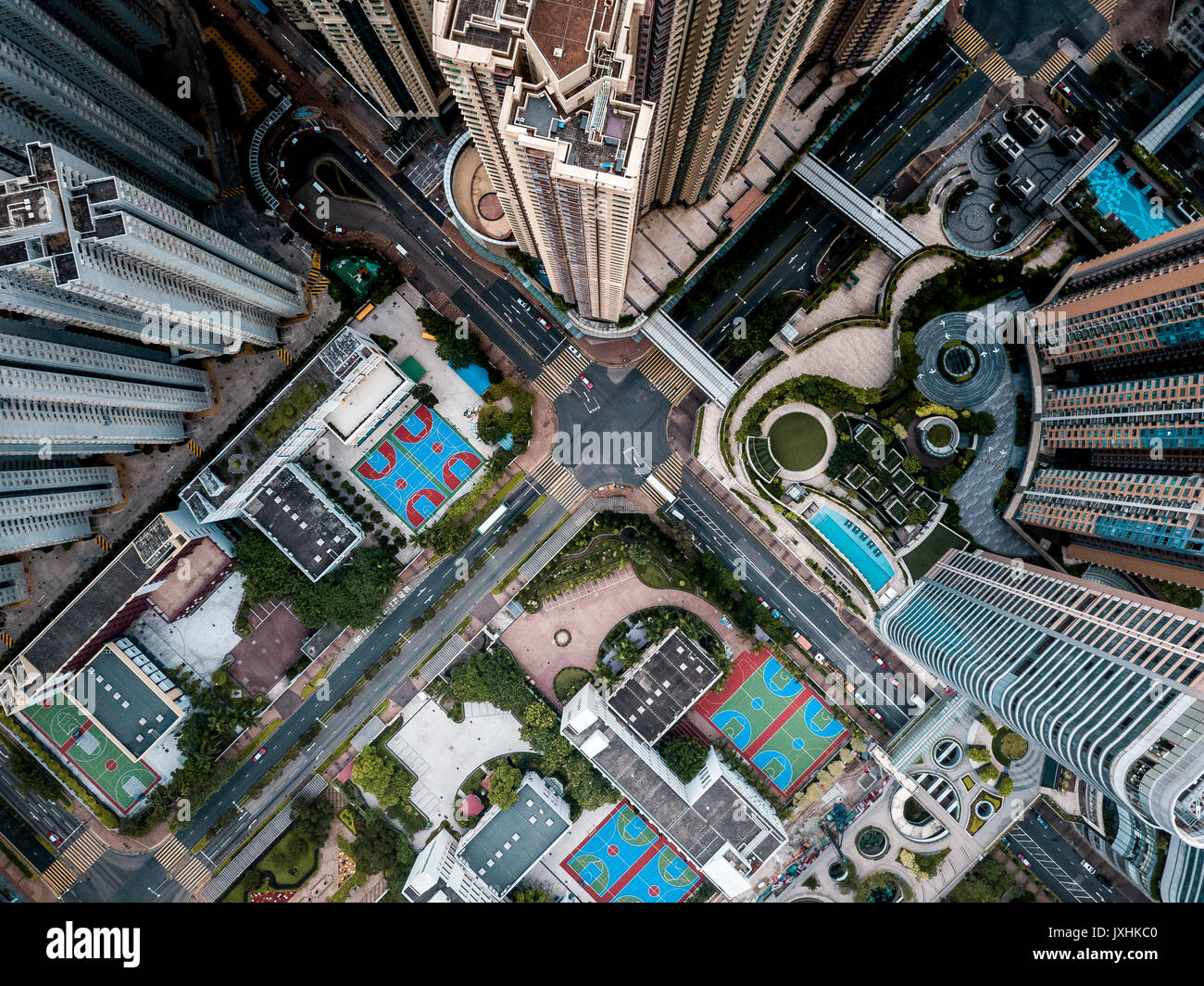 Aerial view of Hong Kong, China Stock Photo - Alamy