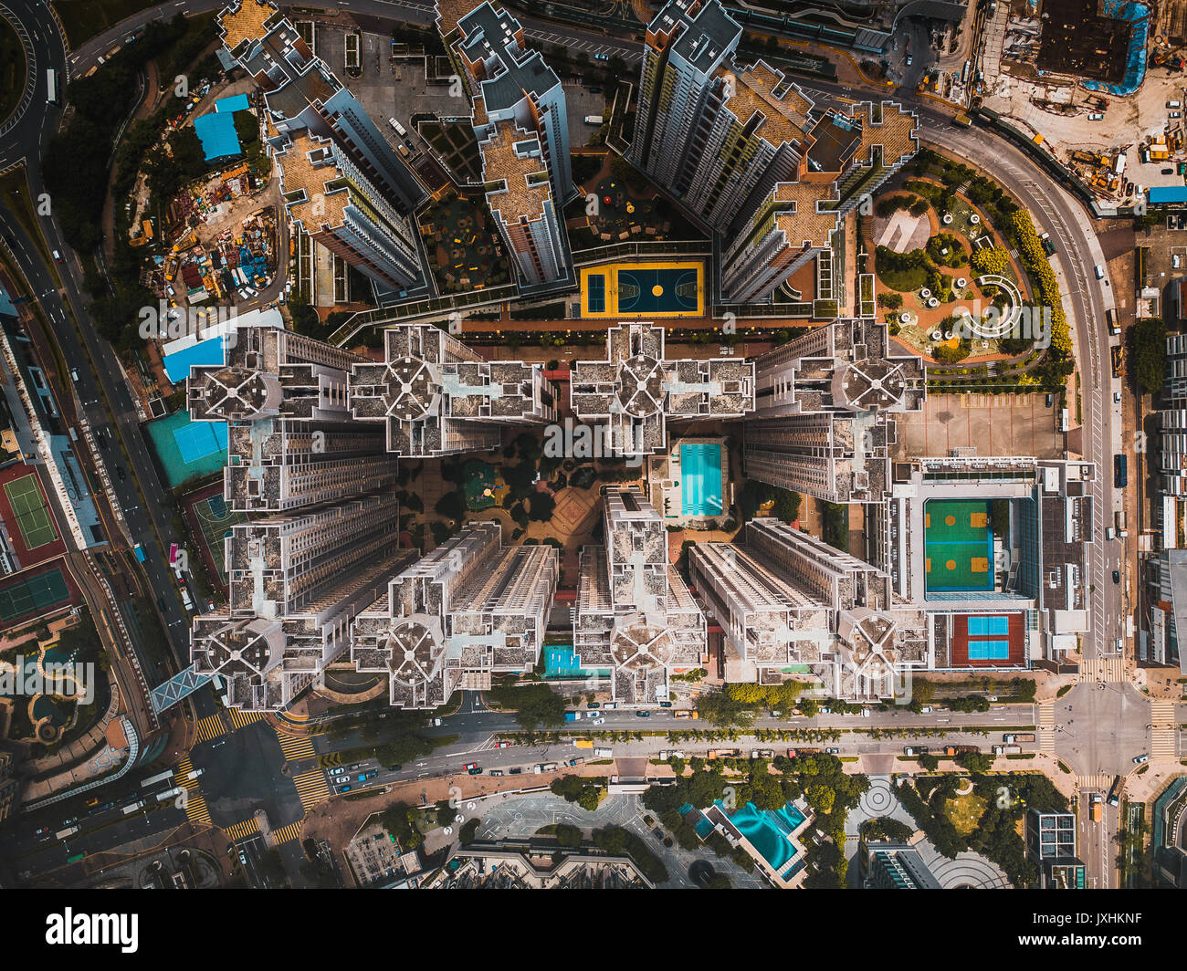Aerial view of Hong Kong, China Stock Photo - Alamy