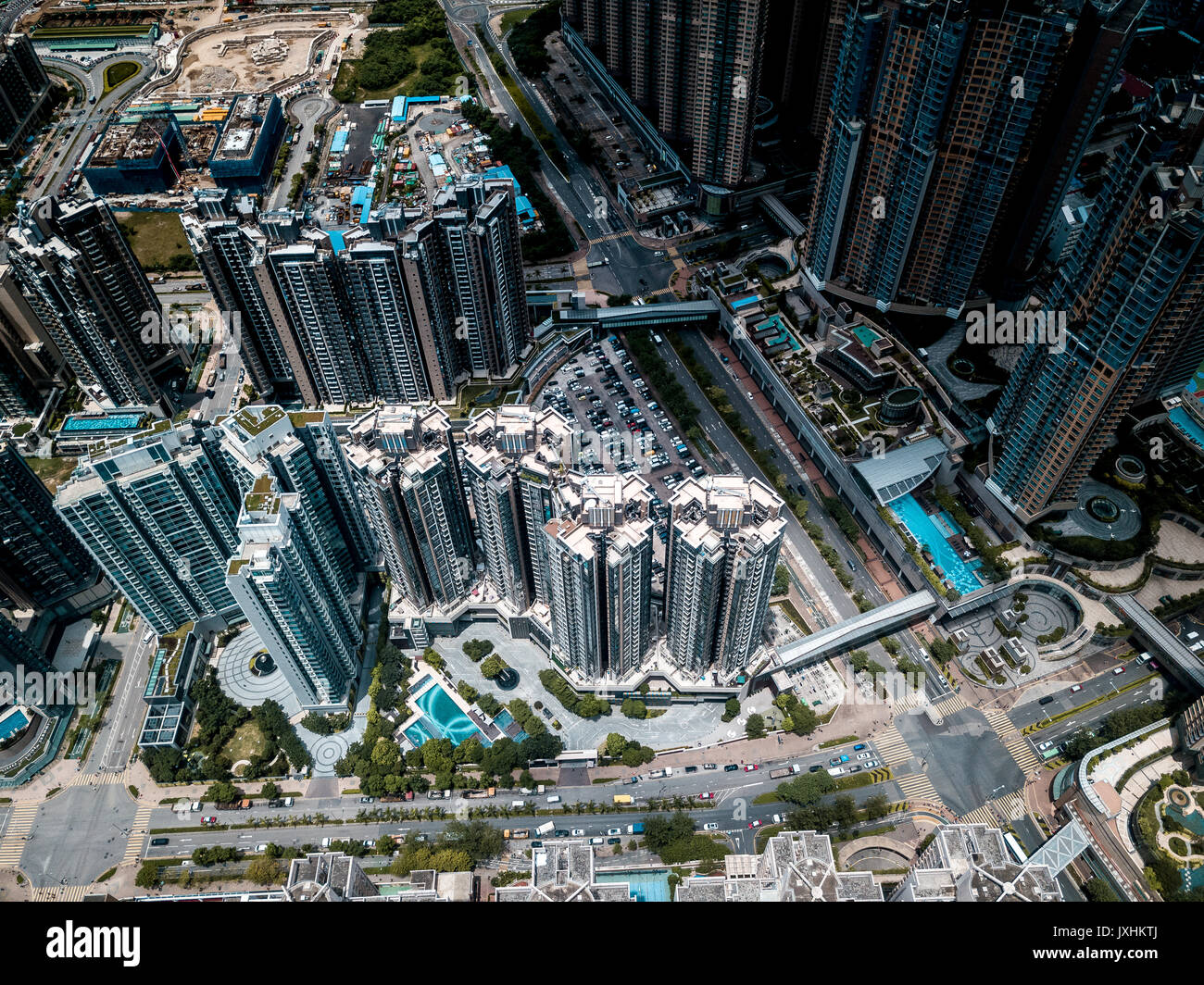Aerial view of Hong Kong, China Stock Photo - Alamy