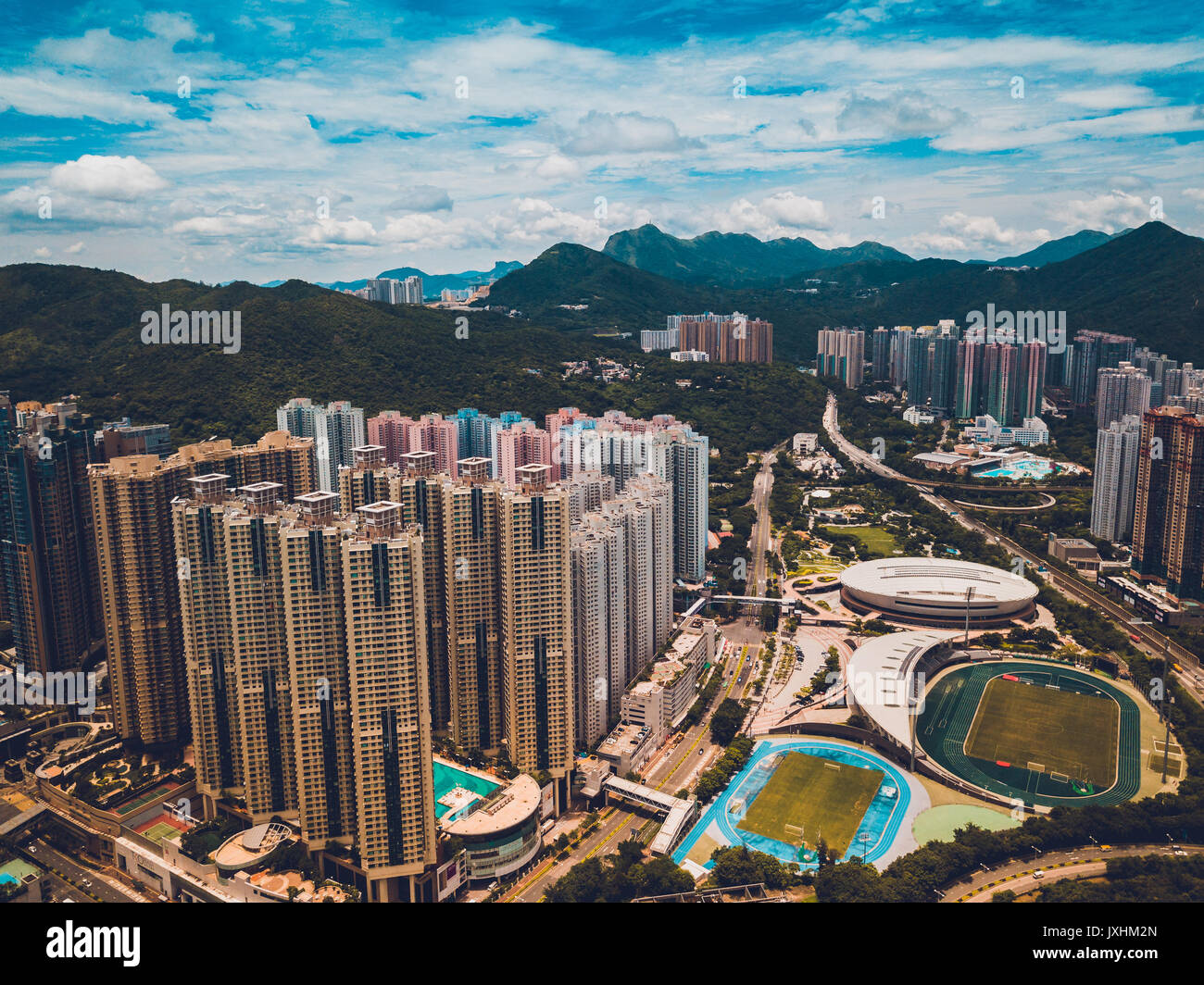 Aerial view of Hong Kong, China Stock Photo - Alamy