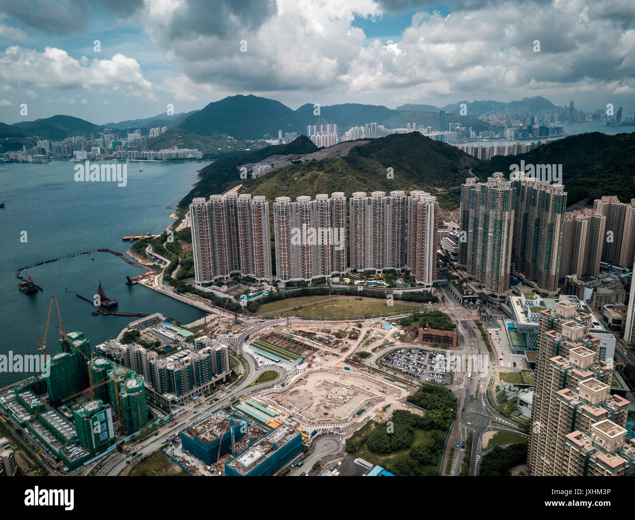 Aerial view of Hong Kong, China Stock Photo - Alamy