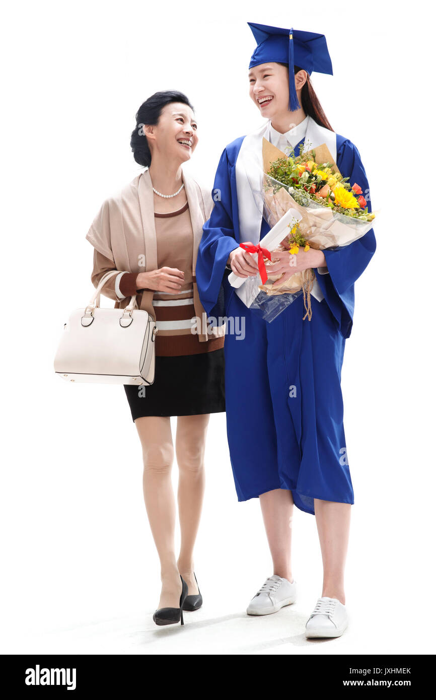 Graduation asian family Cut Out Stock Images & Pictures - Alamy
