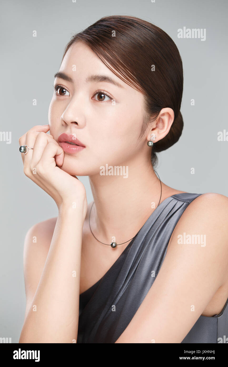 Elegant lady portrait Stock Photo - Alamy