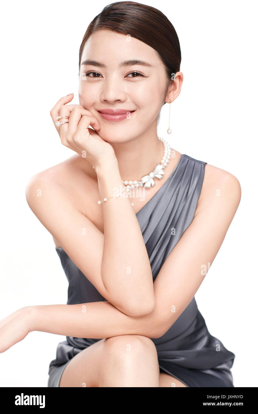 Elegant lady portrait Stock Photo - Alamy