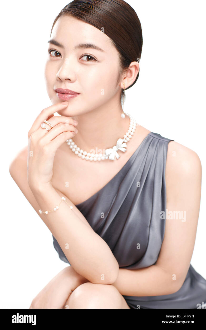 Elegant lady portrait Stock Photo - Alamy