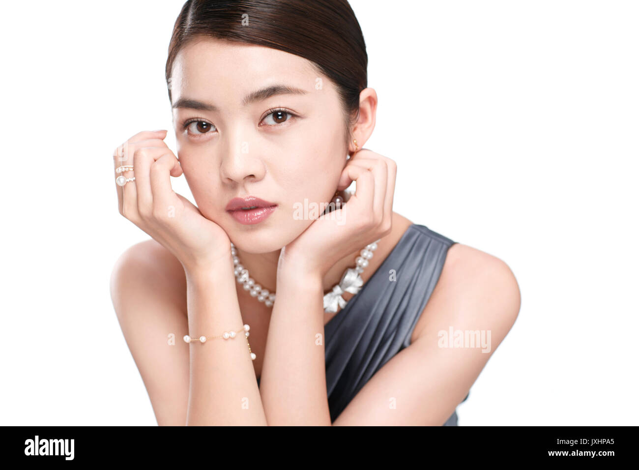 Elegant lady portrait Stock Photo - Alamy