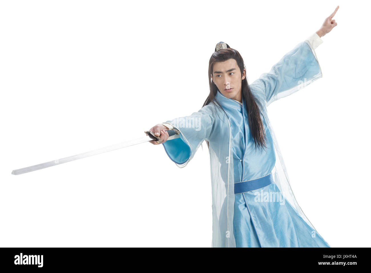 Raised sword Cut Out Stock Images & Pictures - Alamy