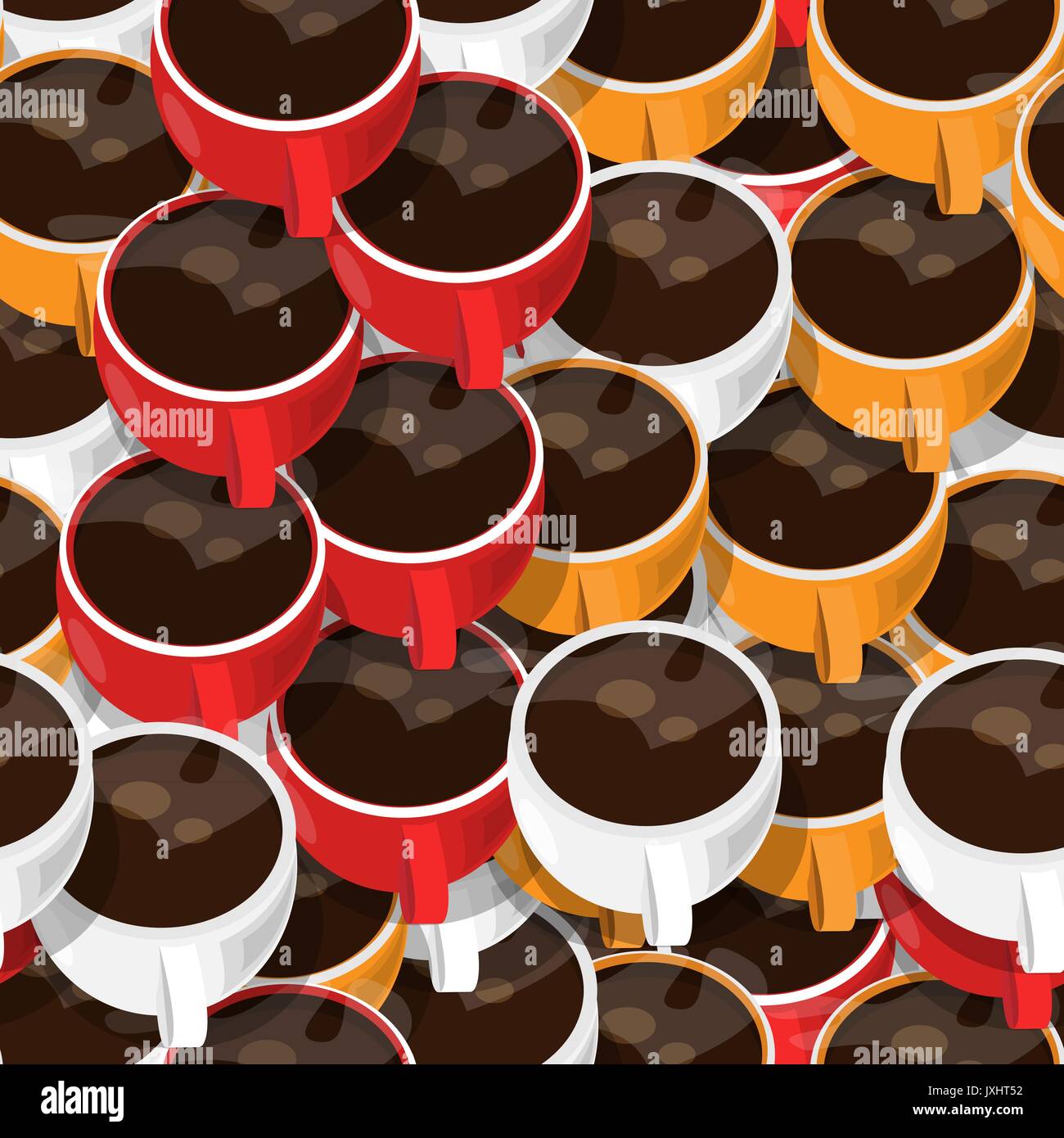 Three cups Stock Vector Images - Alamy