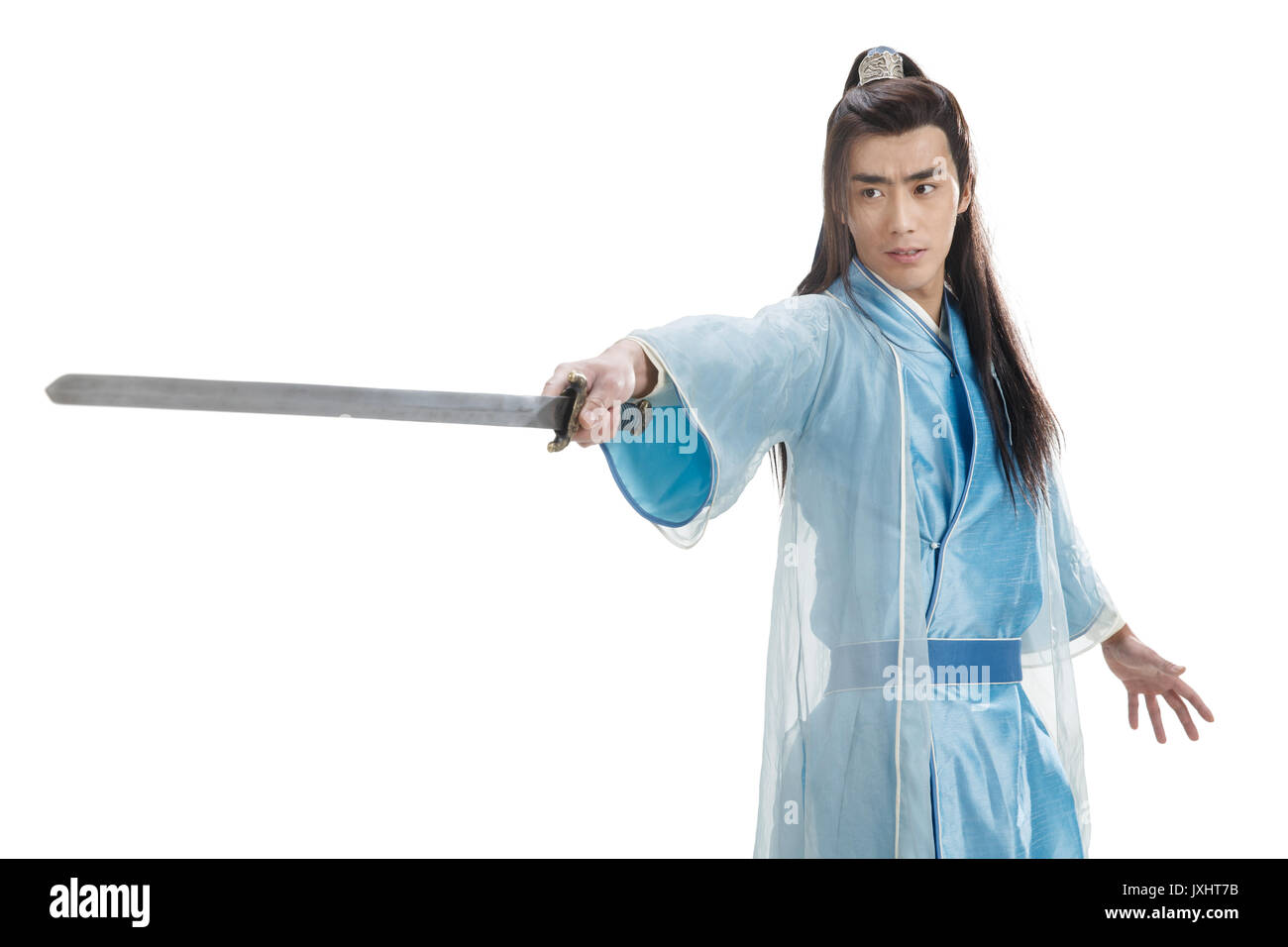 Raised sword Cut Out Stock Images & Pictures - Alamy
