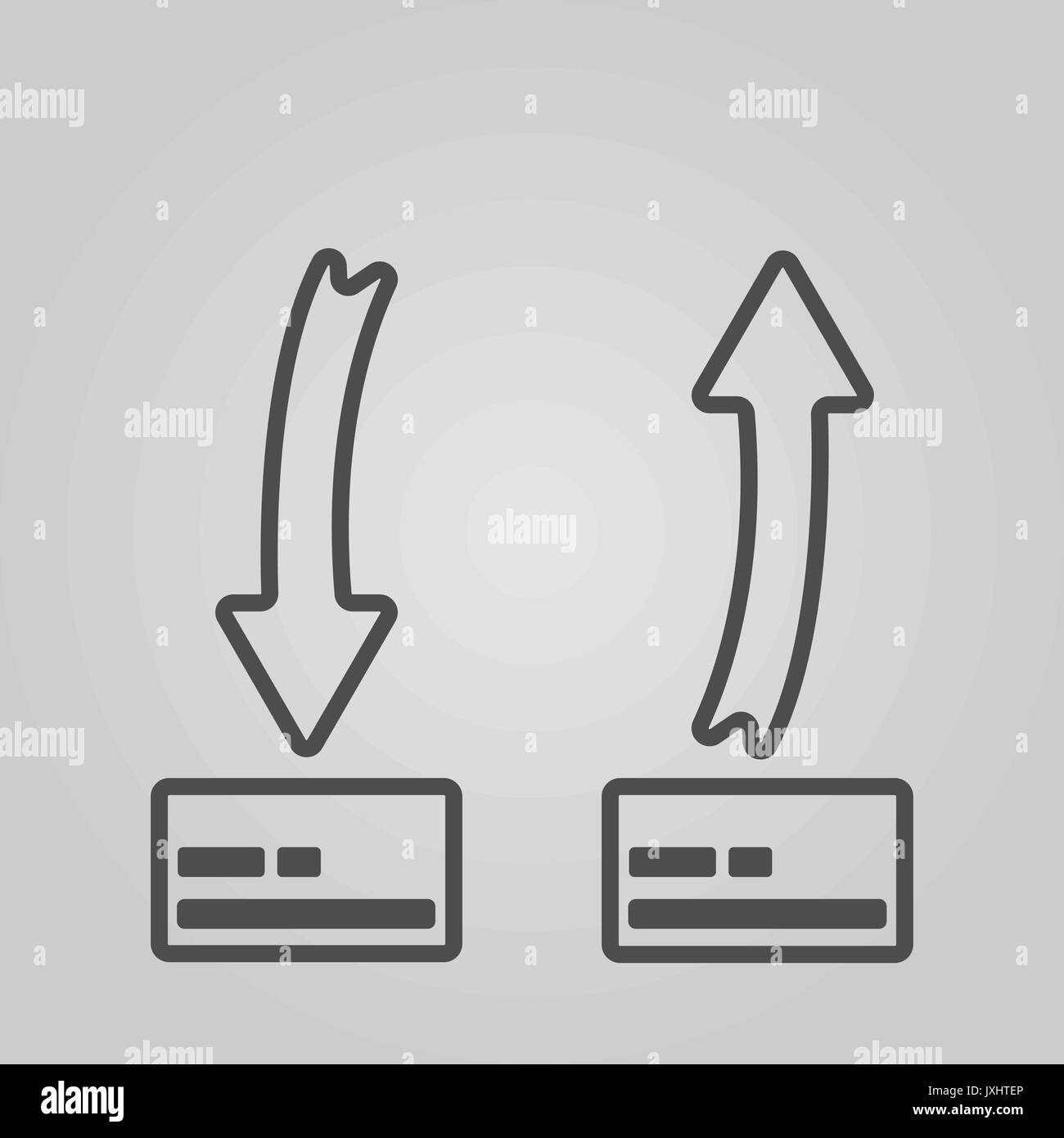 Upload download icon Stock Vector Image & Art - Alamy