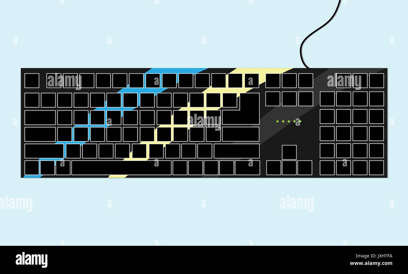 Keyboard input Stock Vector Images - Alamy