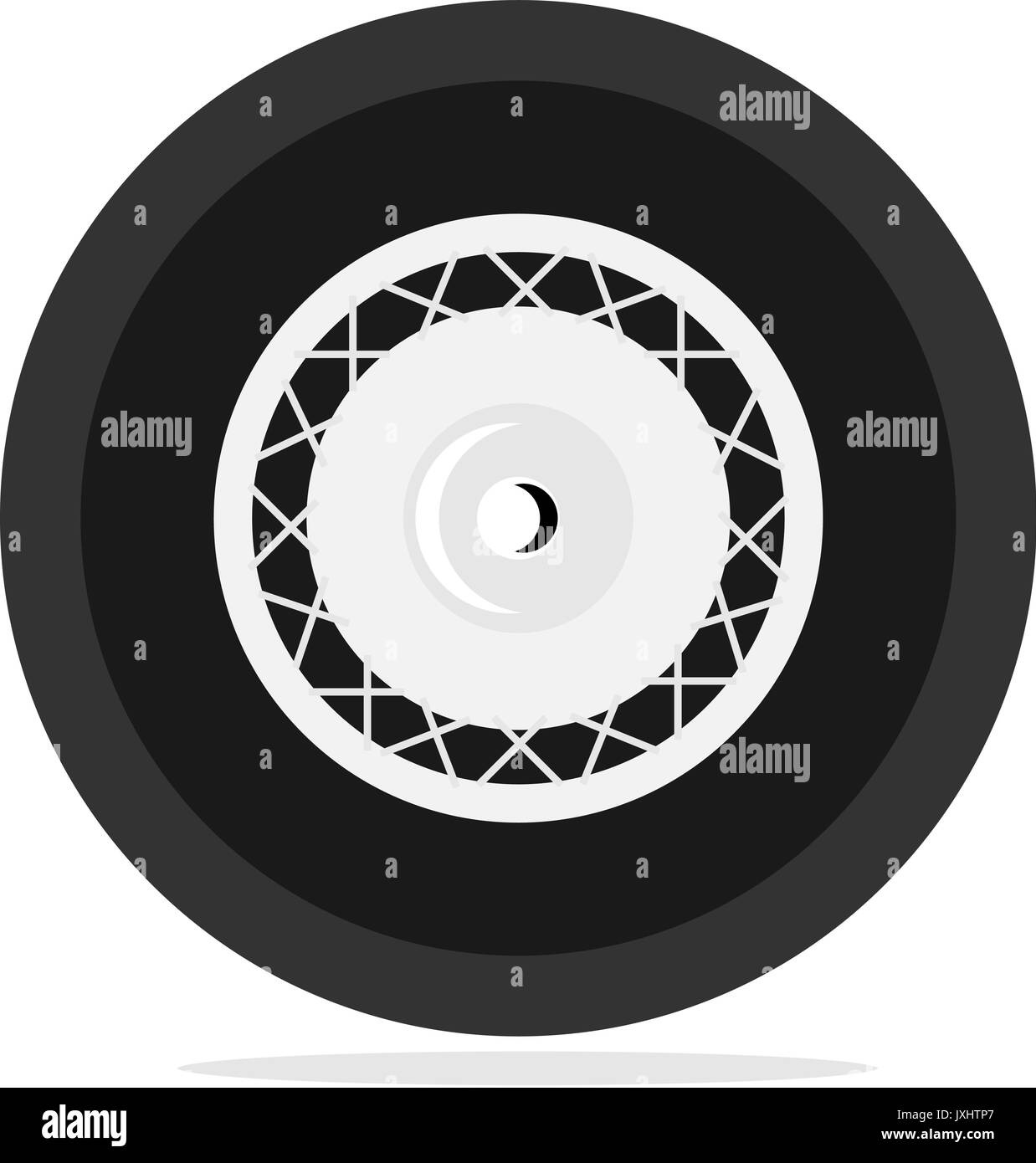 Old iron wheel Stock Vector Images - Alamy