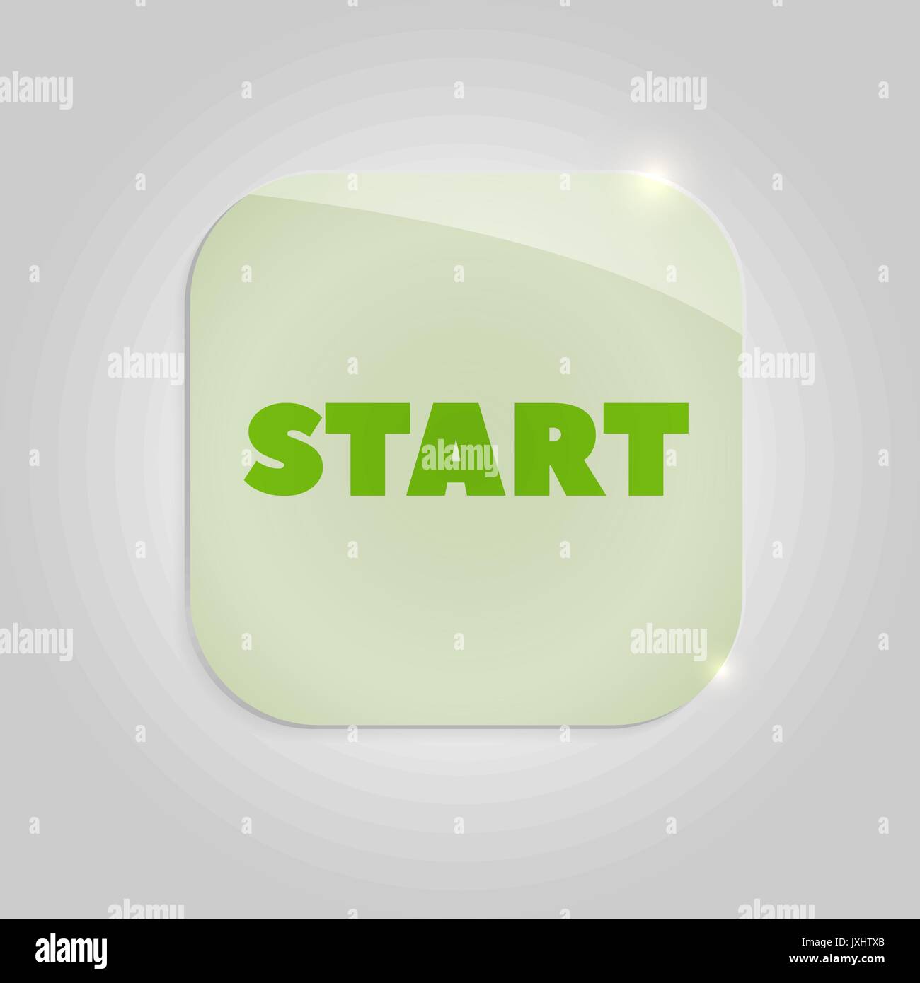 Glass green button Stock Vector Image & Art - Alamy