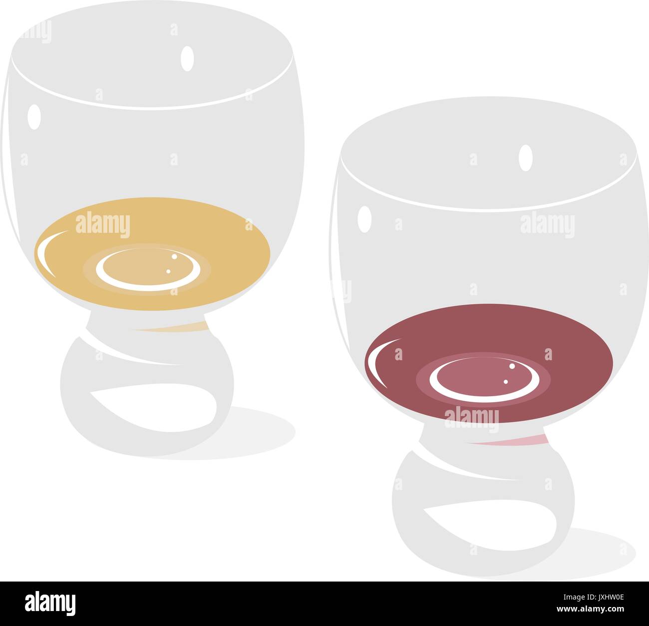 Luxury wine champagne glasses Stock Vector Images - Alamy