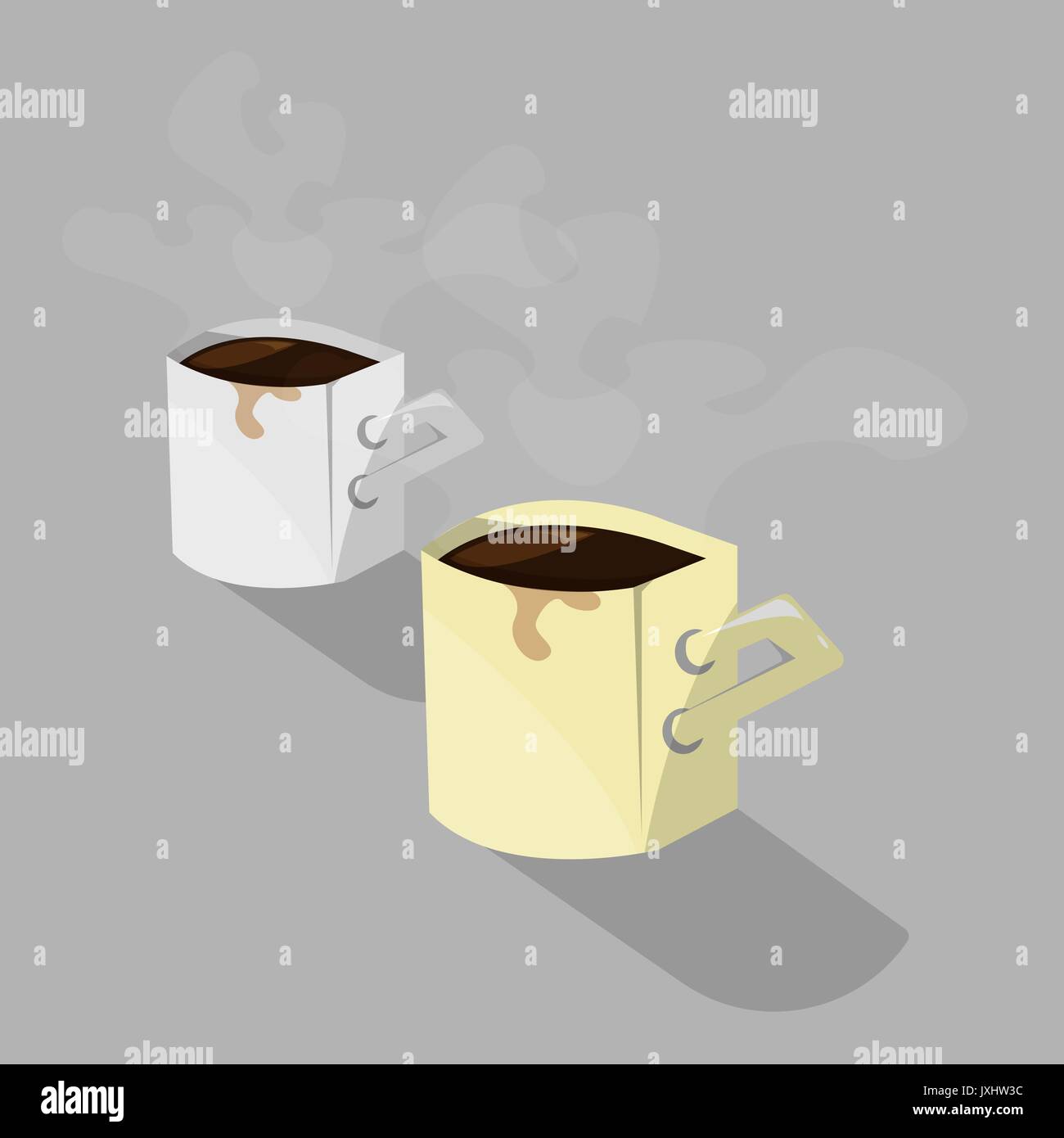 Cups vectors hi-res stock photography and images - Alamy