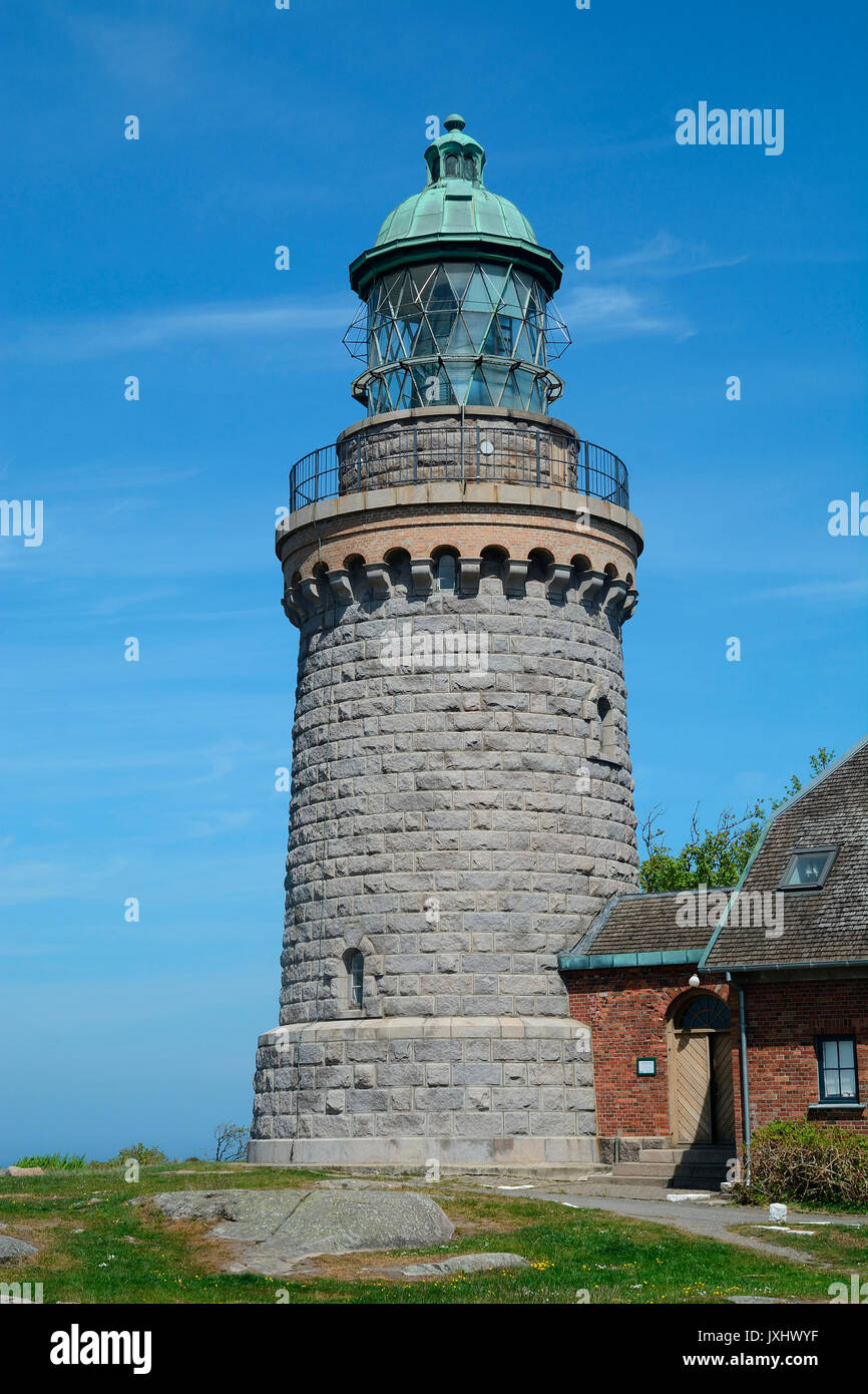 Hammeren lighthouse, Bornholm, Denmark Stock Photo - Alamy