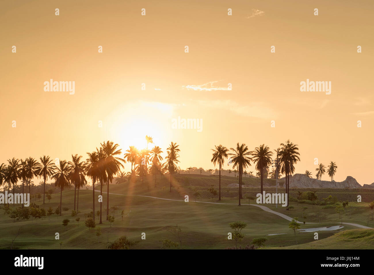 Beautiful scenery sunset Stock Photo - Alamy