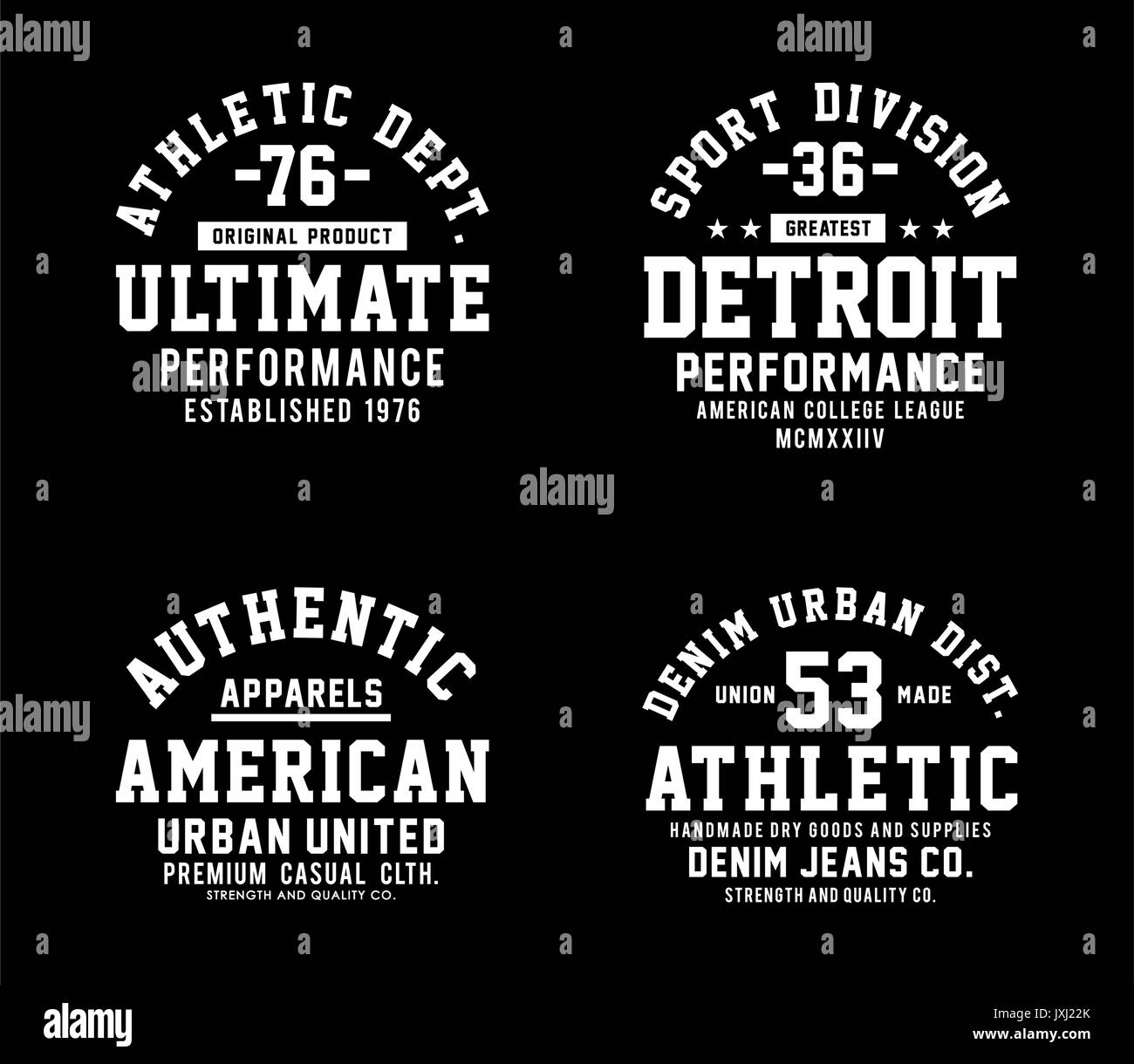 T logo set Black and White Stock Photos & Images - Alamy