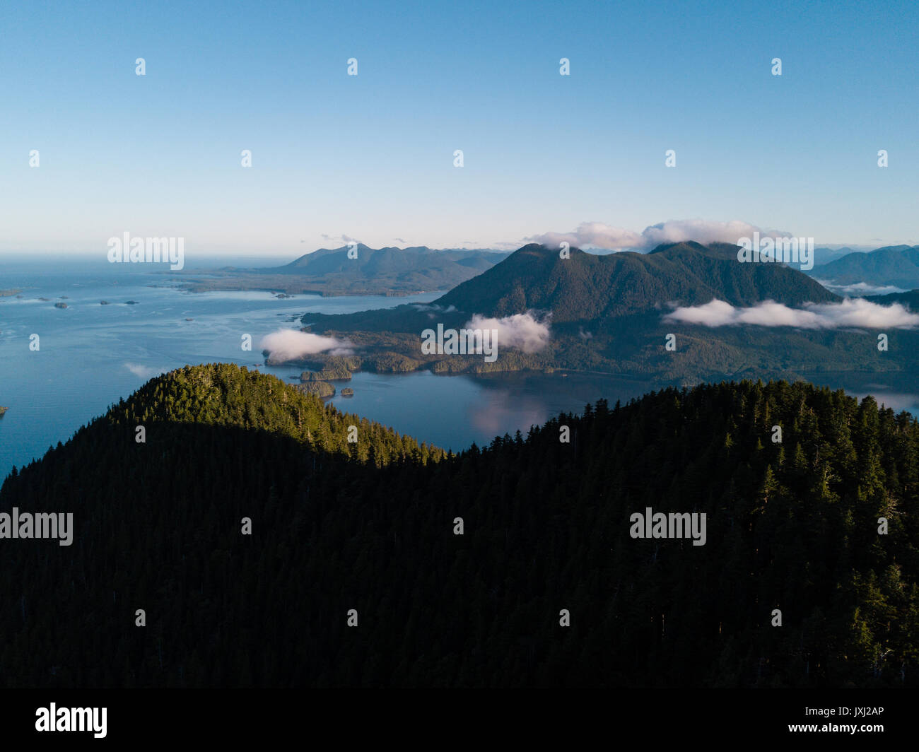 British columbia forest drone hi-res stock photography and images - Alamy