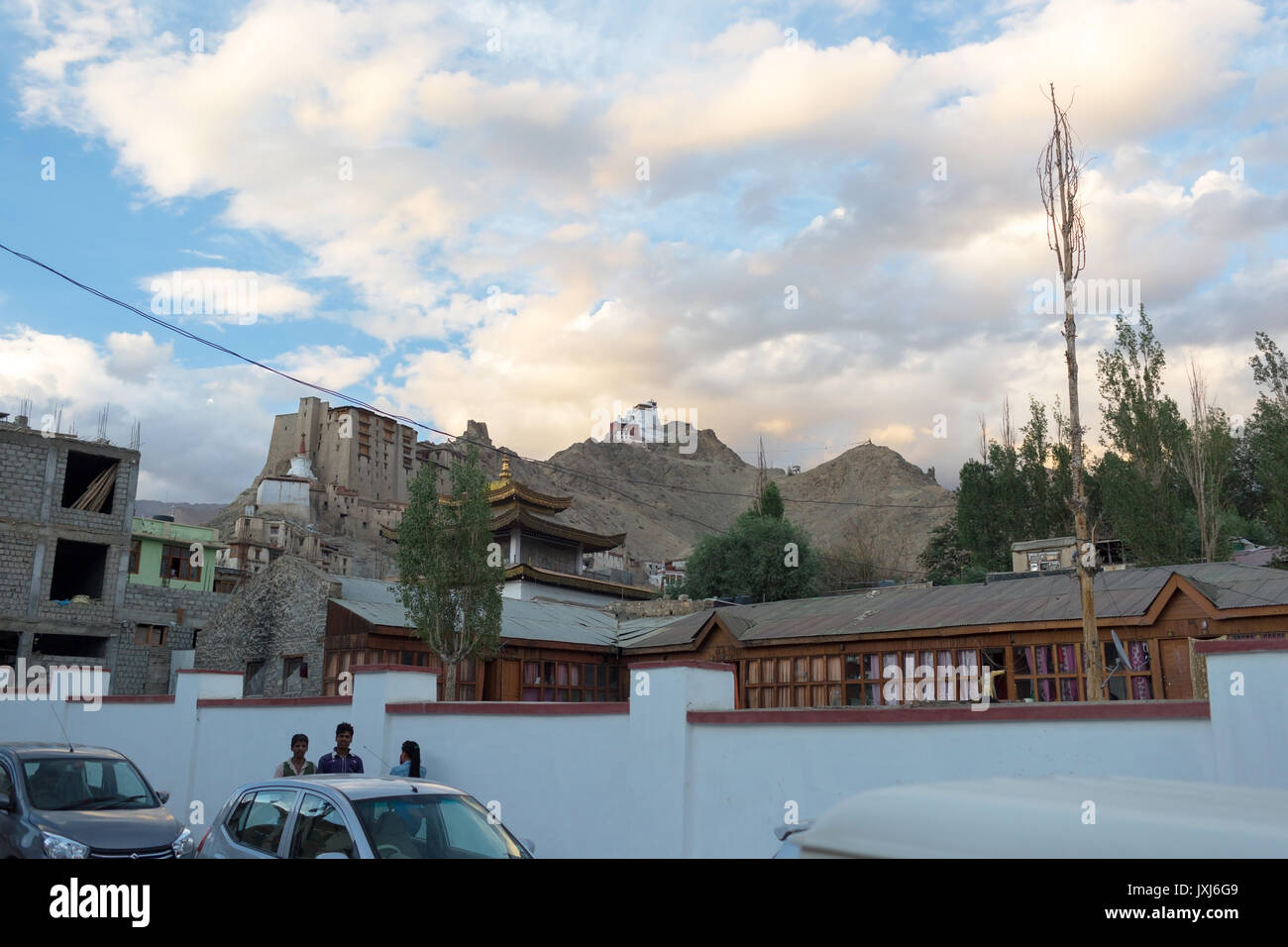Street photography in Leh Ladakh, Jammu and Kashmir, India Stock Photo ...