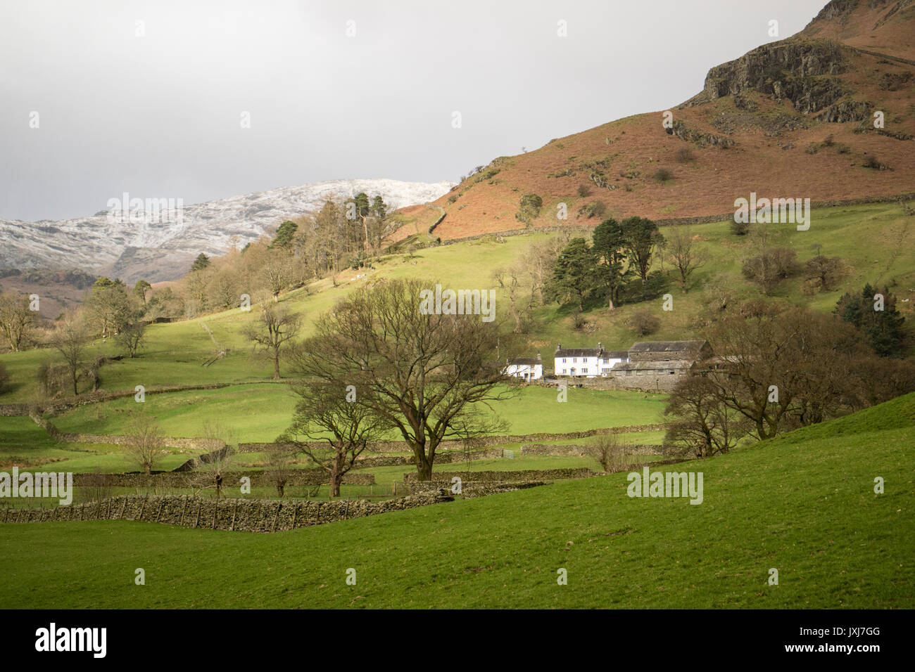 Newlands valley lake district national park hi-res stock photography ...