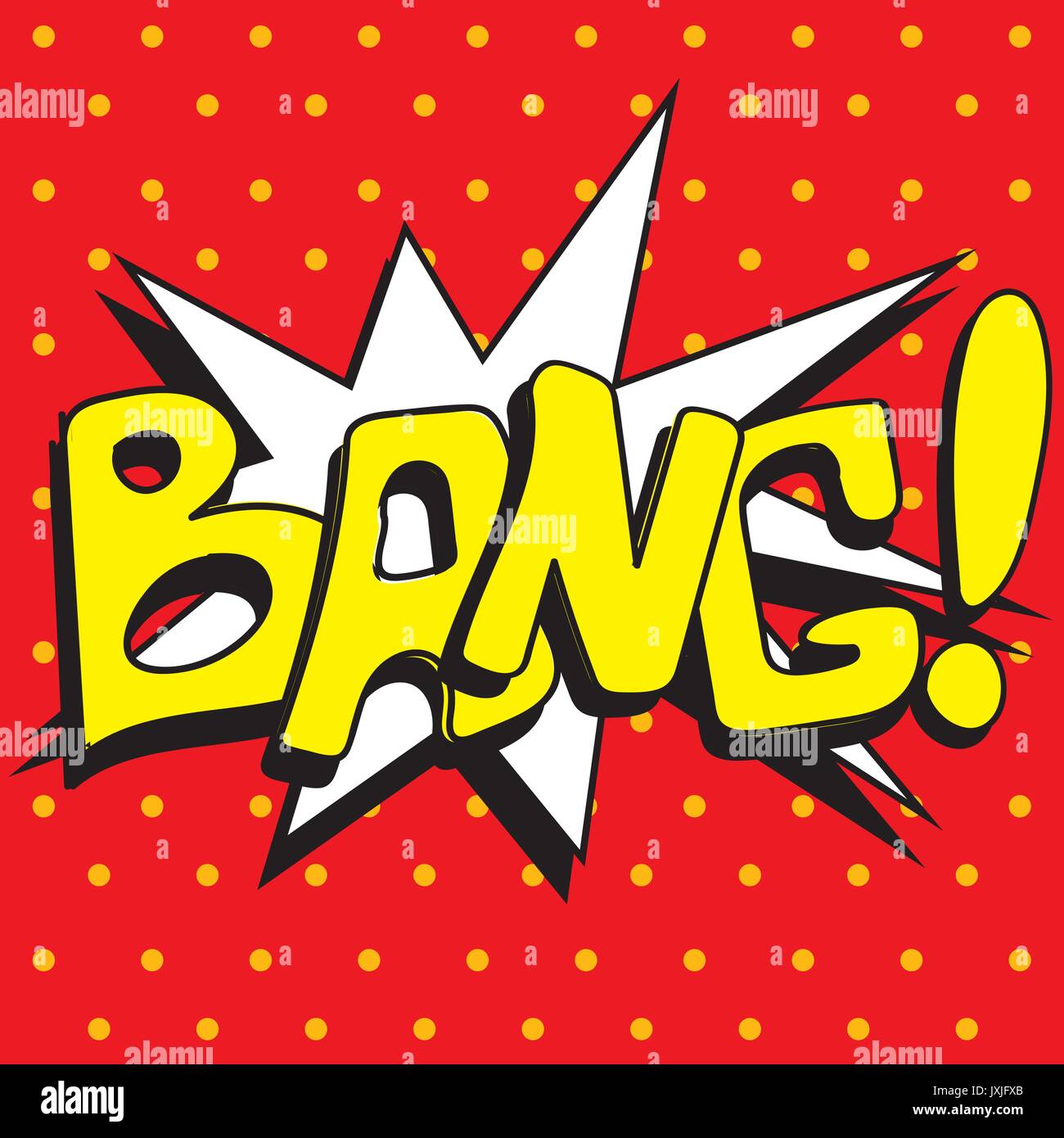 Comic book explosion buble, vector illustration, bang Stock Vector ...