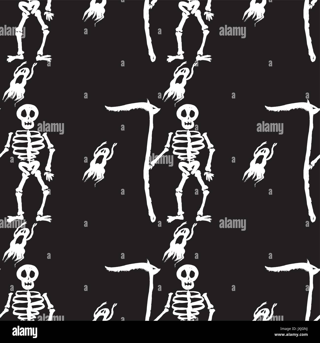 Halloween Skeleton Pattern