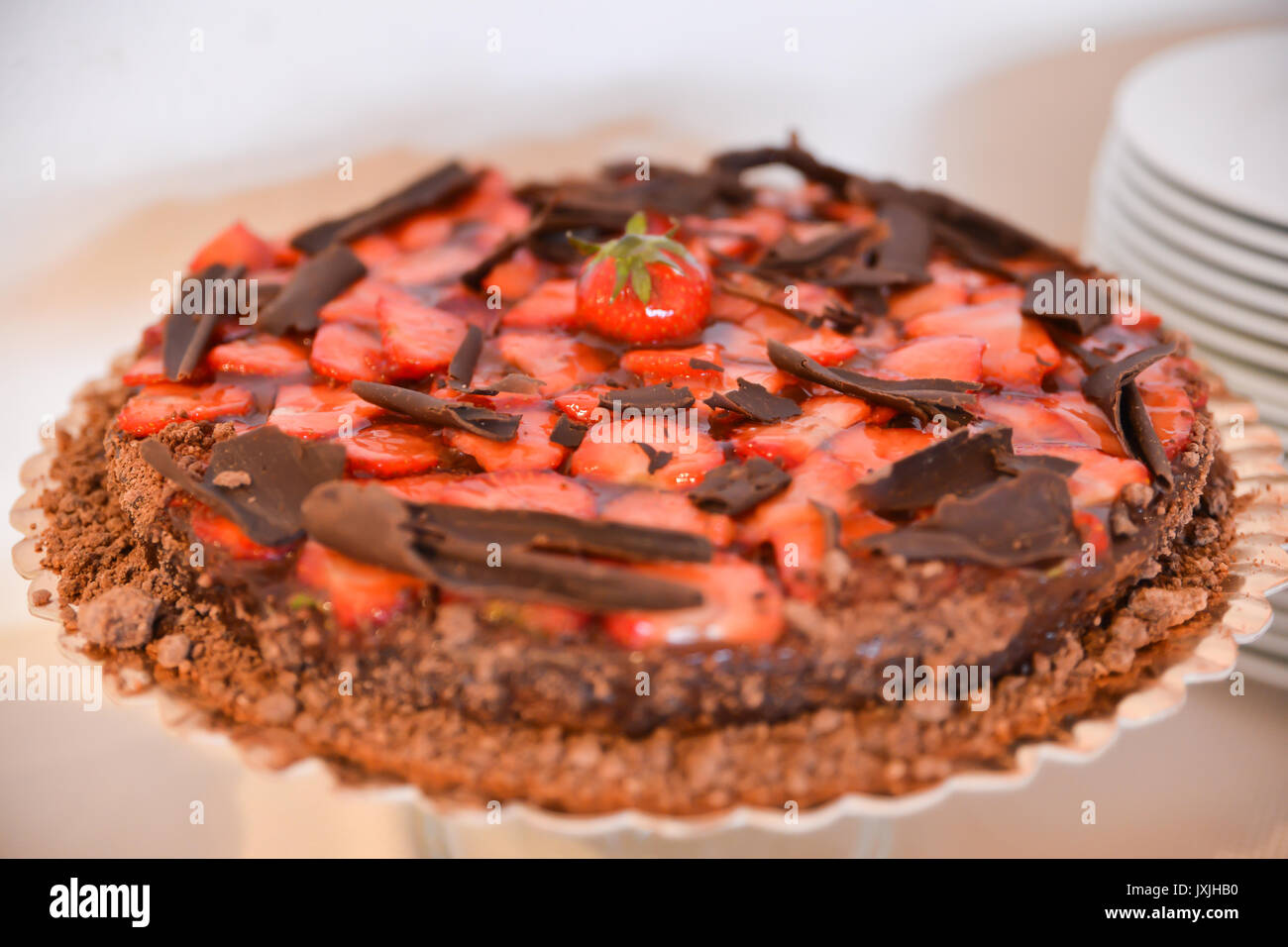 restaurant sweets arrangements for wedding reception Stock Photo - Alamy