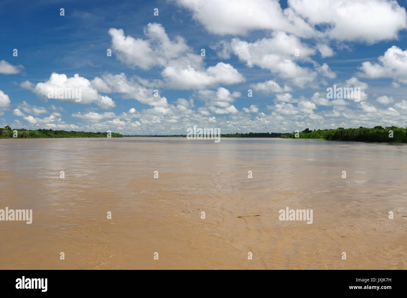 Peru, Peruvian Amazonas landscape. The photo present Amazon river Stock ...