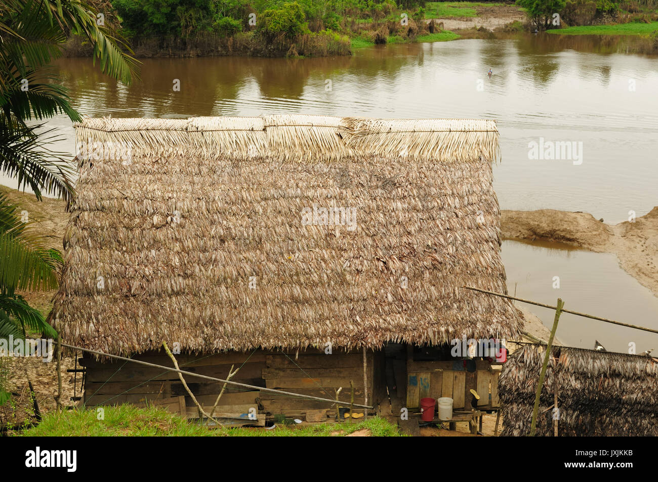 Peru, Peruvian Amazonas landscape. The photo present typical indian ...