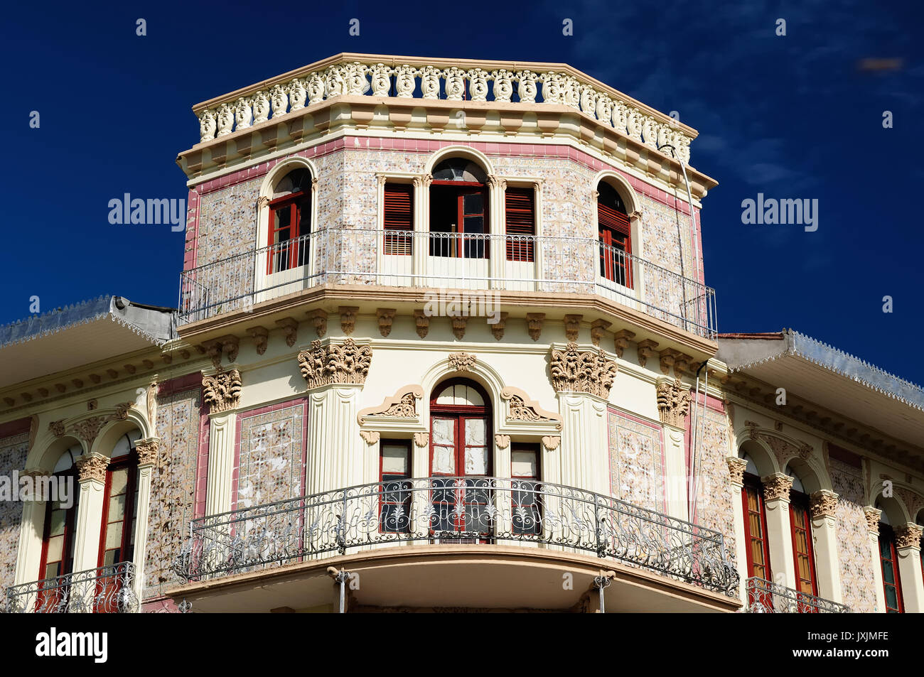 South America, Colonial buildings in the Amazonia Iquitos major city ...