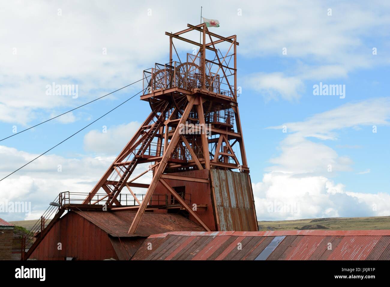 Pit winding gear hi-res stock photography and images - Alamy