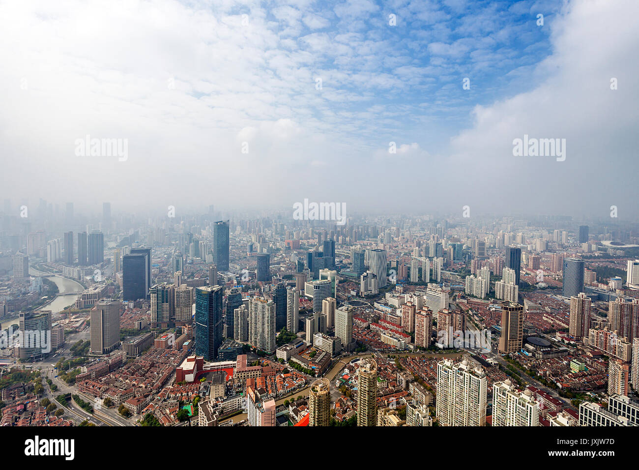 Shanghai urban landscape Stock Photo - Alamy