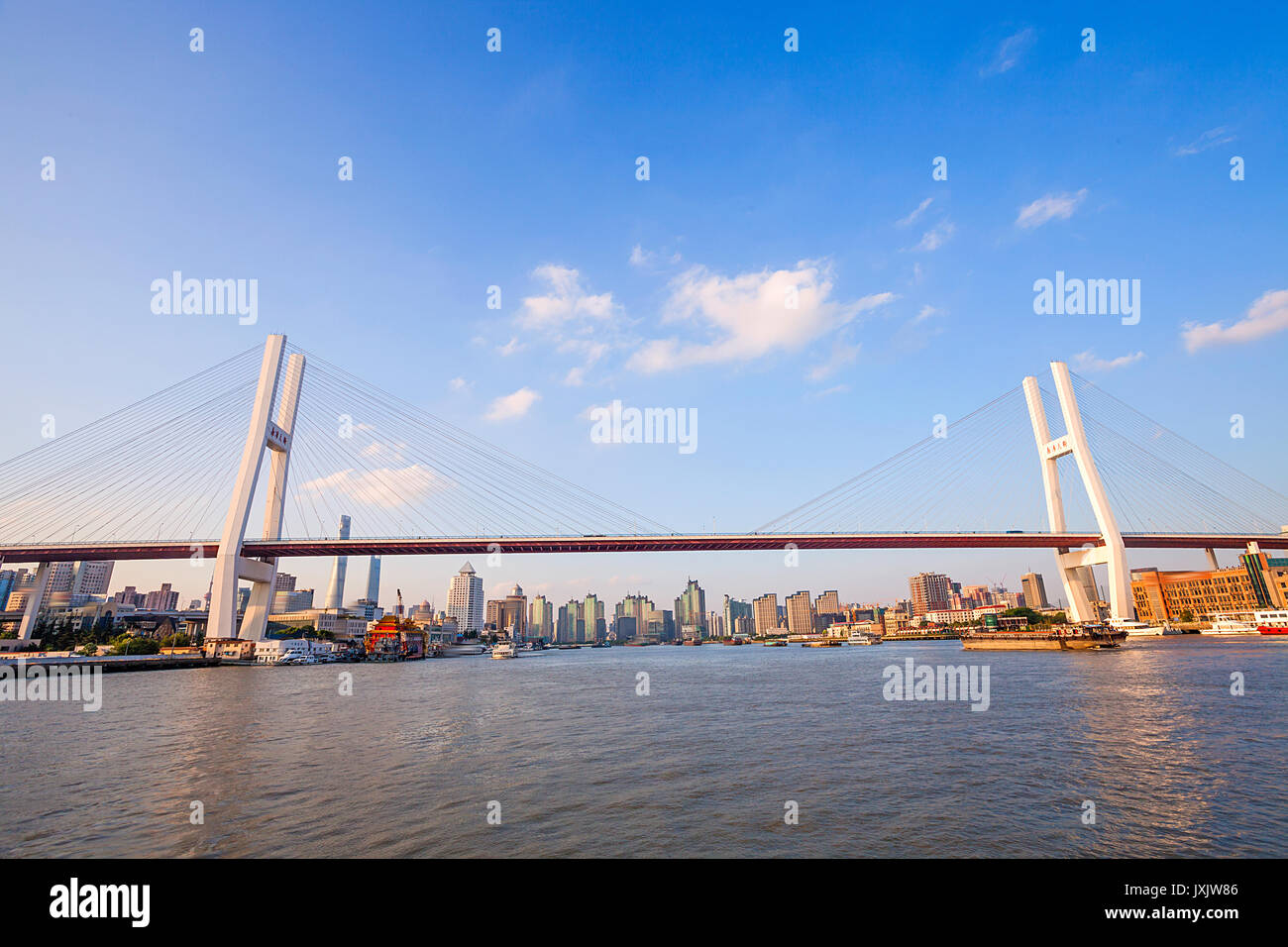 Nanpu bridge in Shanghai Stock Photo - Alamy