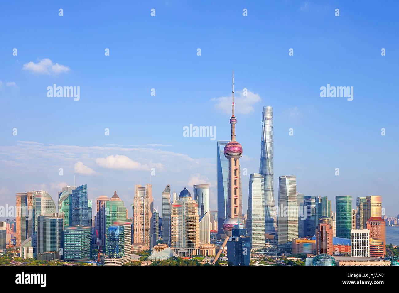 Shanghai urban landscape Stock Photo - Alamy