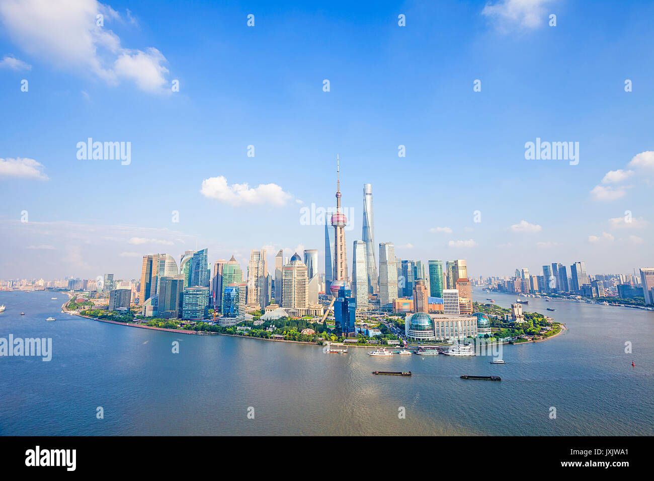 Shanghai urban landscape Stock Photo - Alamy
