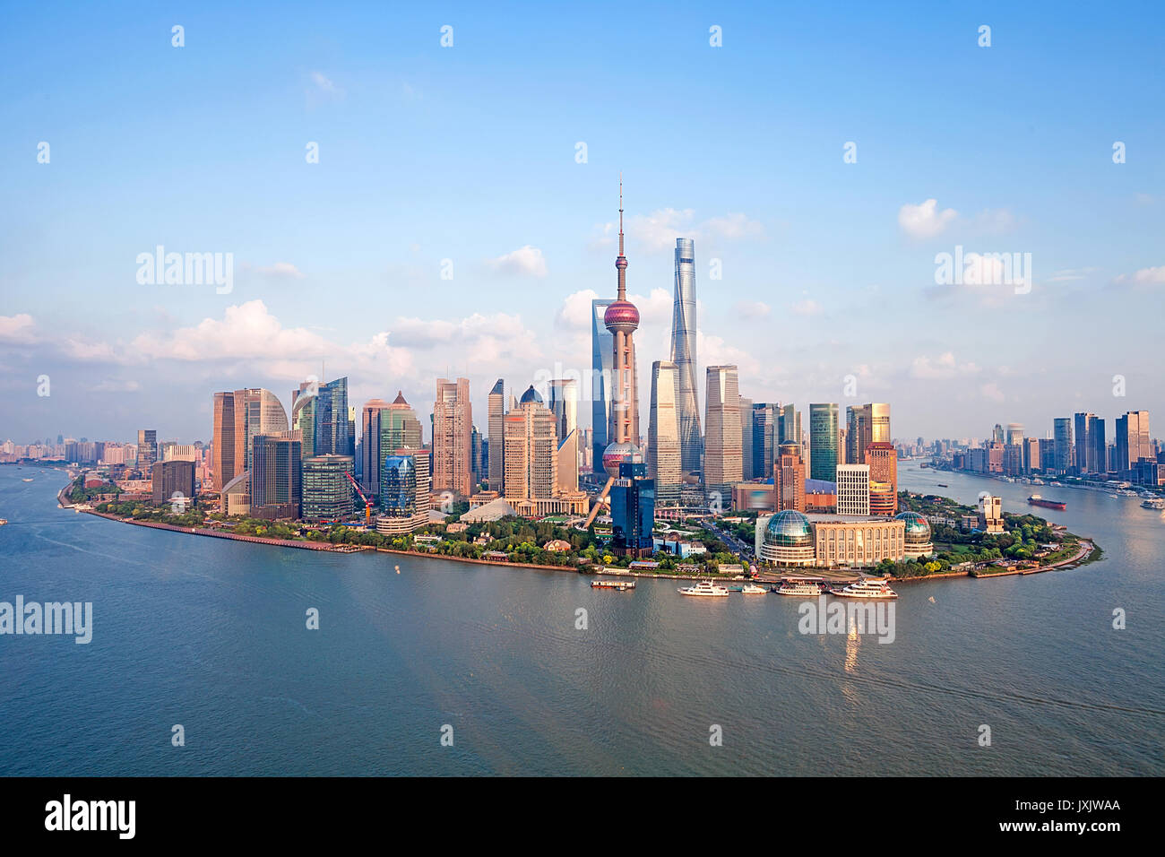 Shanghai sky oriental pearl district tourism lujiazui photography ...