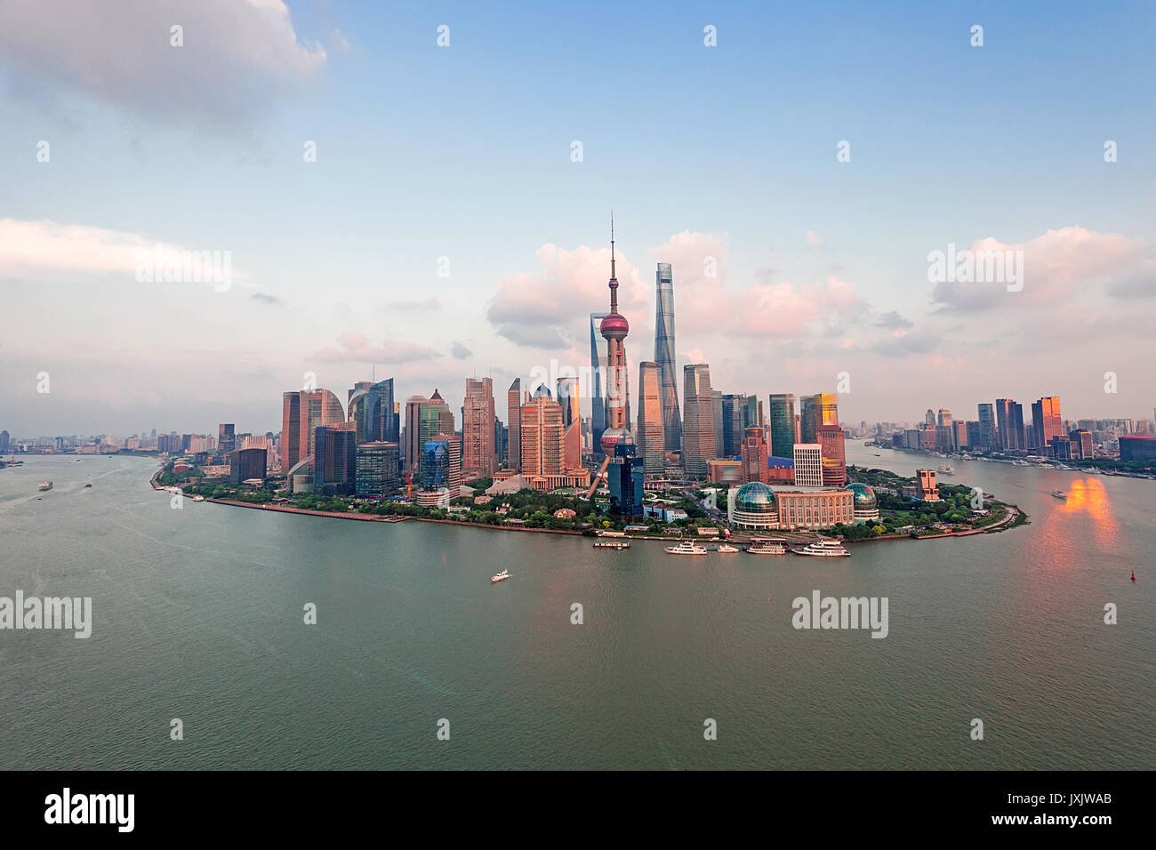Shanghai urban landscape Stock Photo - Alamy
