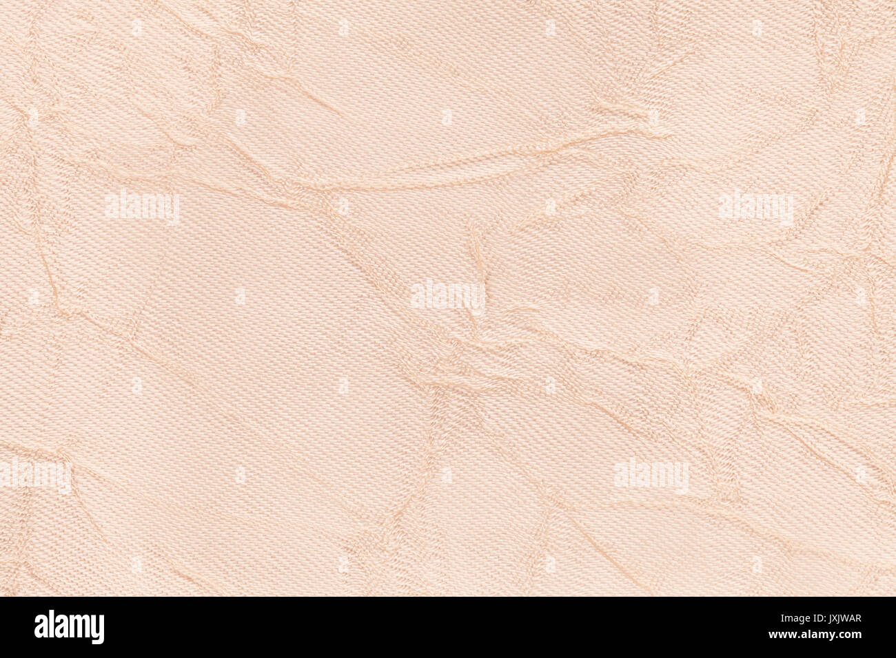 Light beige wavy background from a textile material. Fabric with fold ...