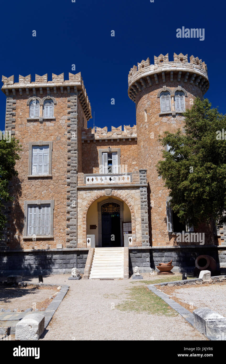 Bellenis Tower home of the Historic and Folklore Museum, Alinta, Leros ...
