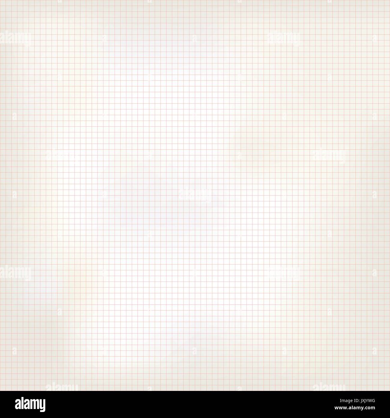 Squared red math paper. Grid background for School Stock Vector Image ...