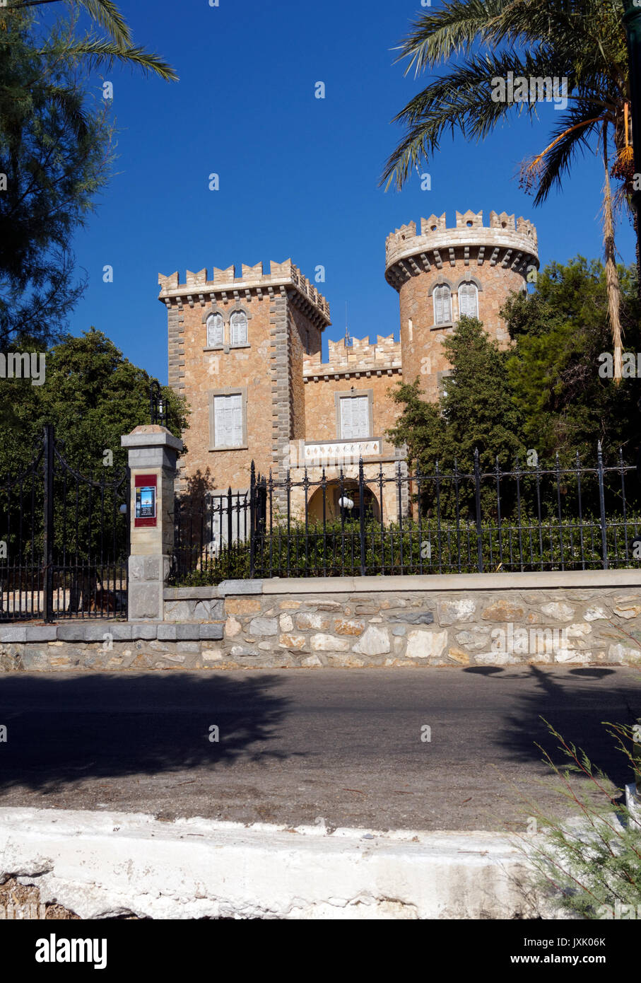 Bellenis Tower home of the Historic and Folklore Museum, Alinta, Leros ...