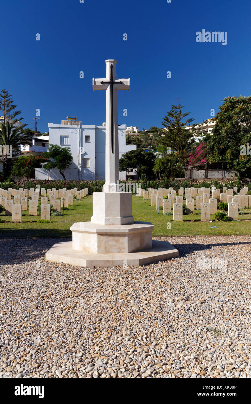 British War Cemetery, Alinta, Leros Island, Dodecanese Islands, Greece ...