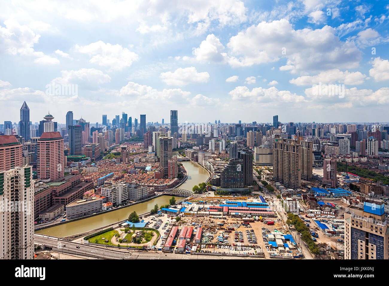 Shanghai urban landscape hi-res stock photography and images - Alamy
