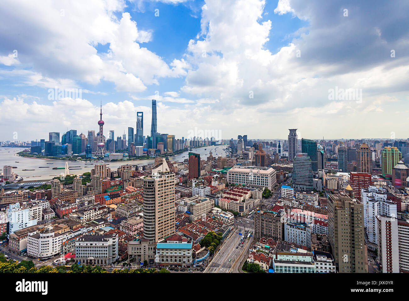 Shanghai urban landscape Stock Photo - Alamy