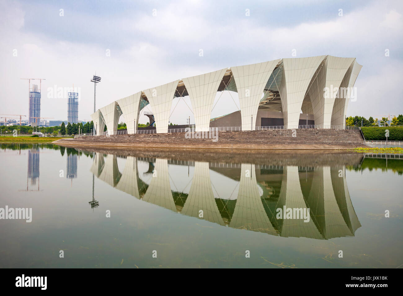 Shanghai Oriental Sports Center Stock Photo - Alamy