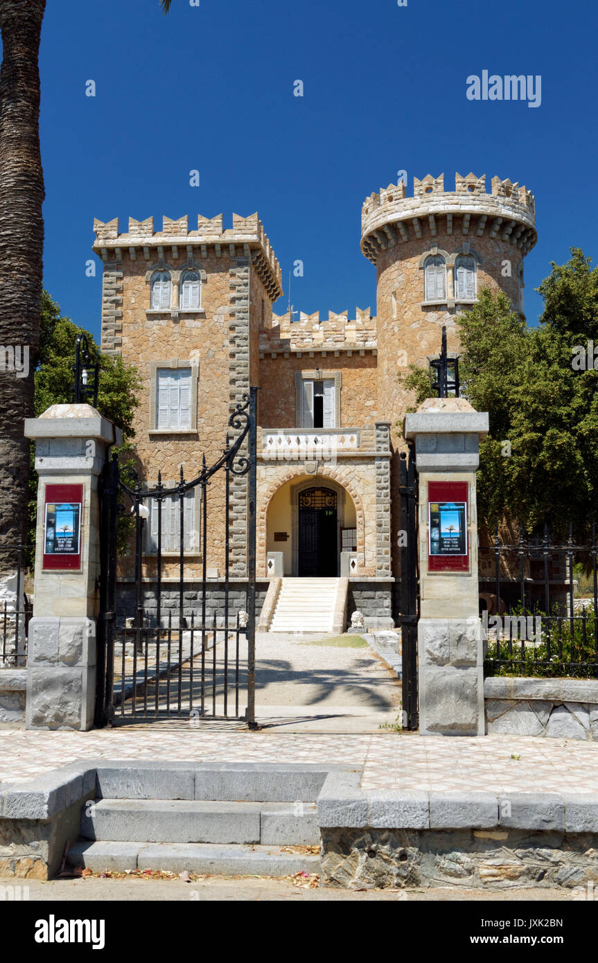 Bellenis Tower home of the Historic and Folklore Museum, Alinta, Leros ...