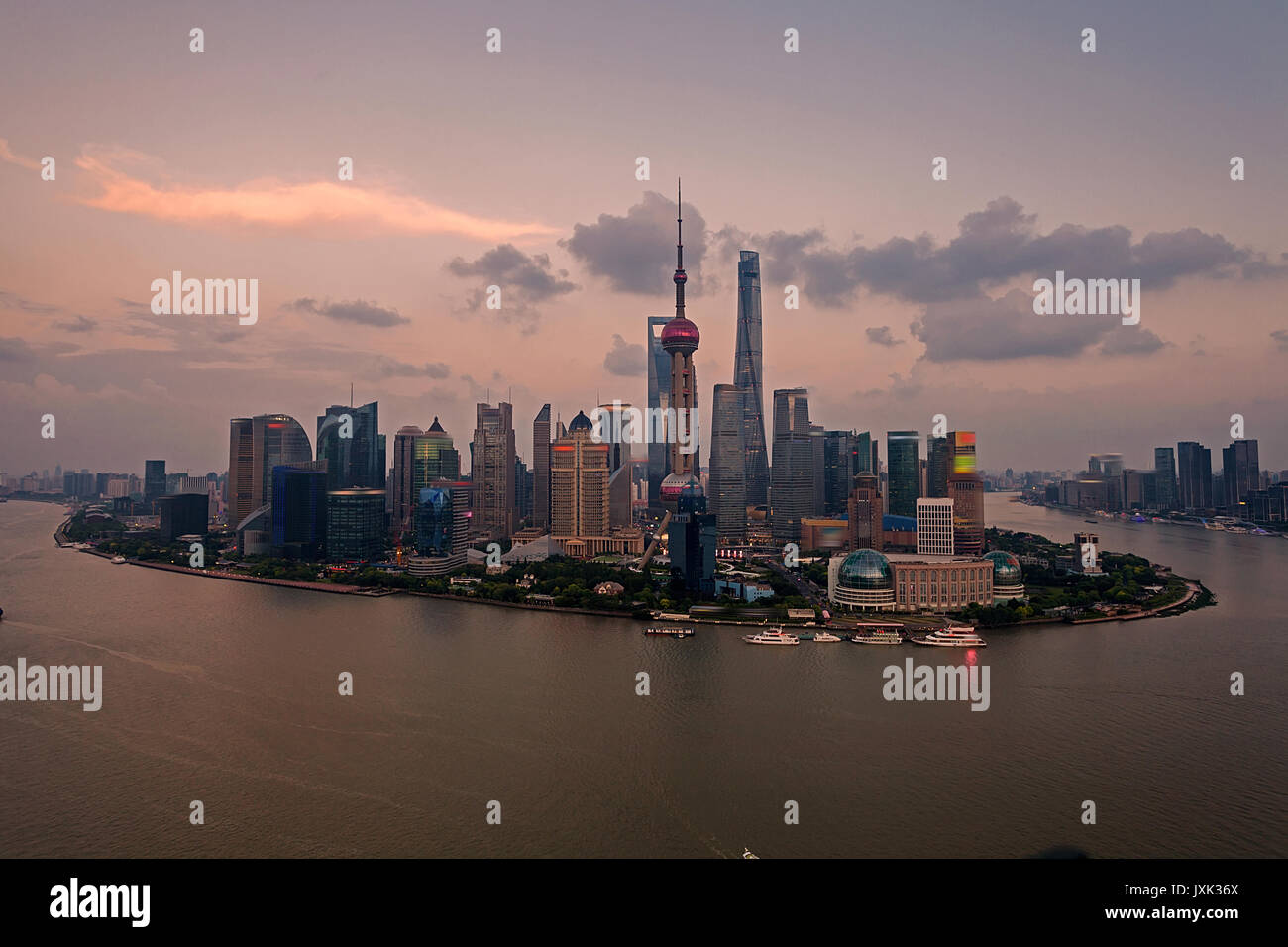 Shanghai urban landscape Stock Photo - Alamy