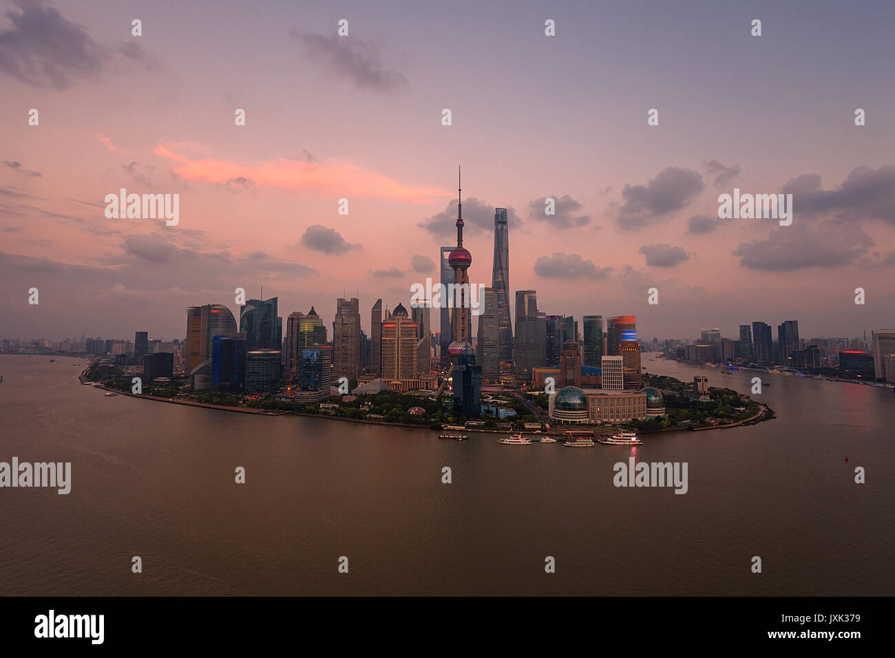 Shanghai urban landscape Stock Photo - Alamy